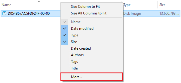 Macrium Windows Explorer Shell Integration